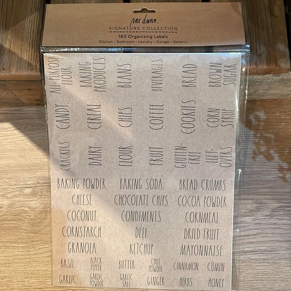 Rae Dunn | Storage & Organization | Nwt Rae Dunn Organizing Labels ...